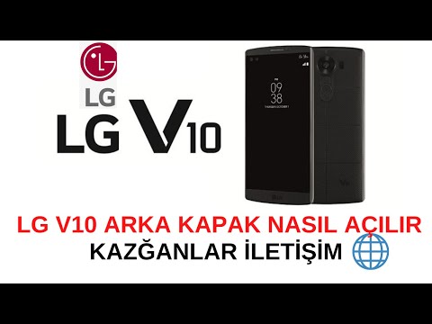 LG V10 arka kapak nasıl açılır