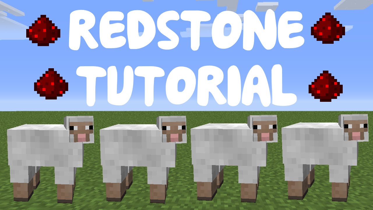 Minecraft 1.12: Redstone Tutorial - Mutton/Wool Farm! (60fps) - YouTube