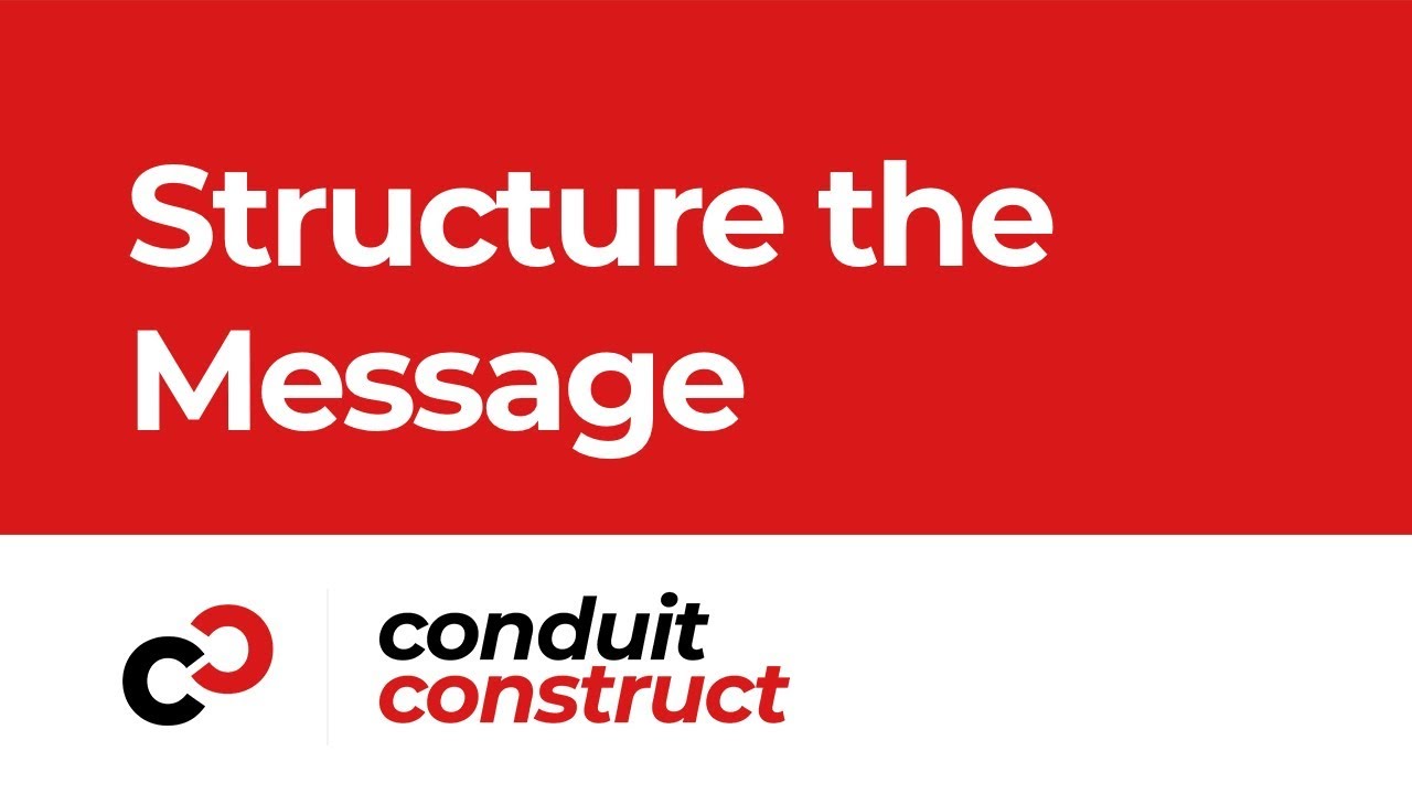 Structure the Message - Marketing Operations - YouTube