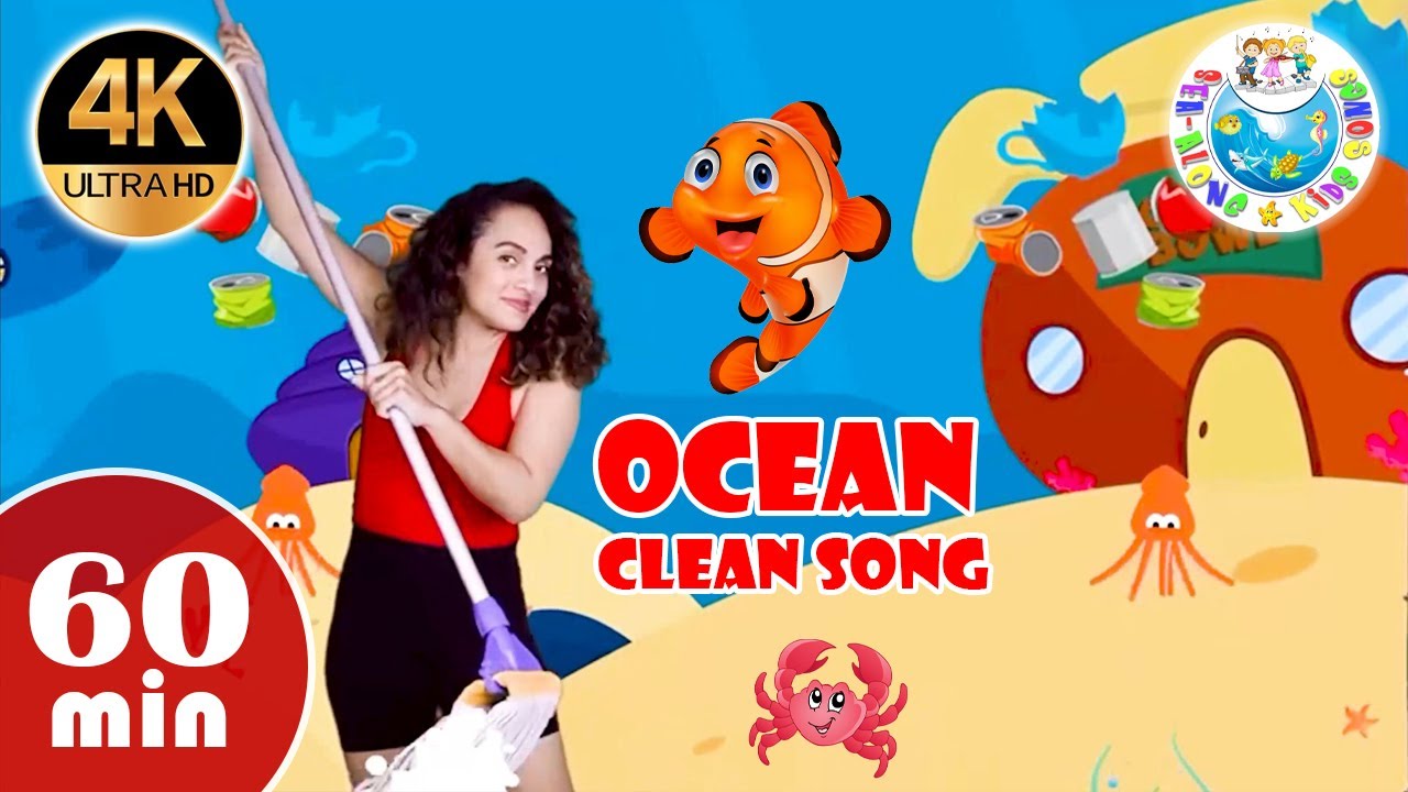 Ocean Clean Song | Kids Sing Along | Sea Along Kids Songs - YouTube