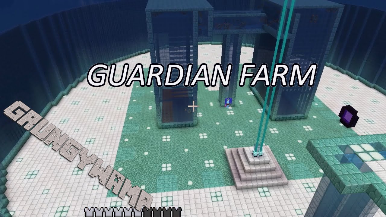 Tour A Mega Guardian Farm in a Mega Ocean Monument Base - Minecraft ...