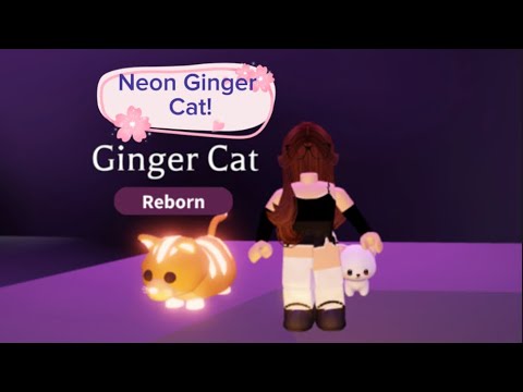 Making A Neon Ginger Cat! | Roblox Adopt Me - YouTube