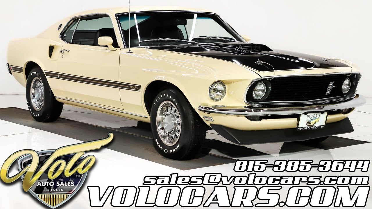 1969 Ford Mustang Mach 1 for sale at Volo Auto Museum (V20730) - YouTube