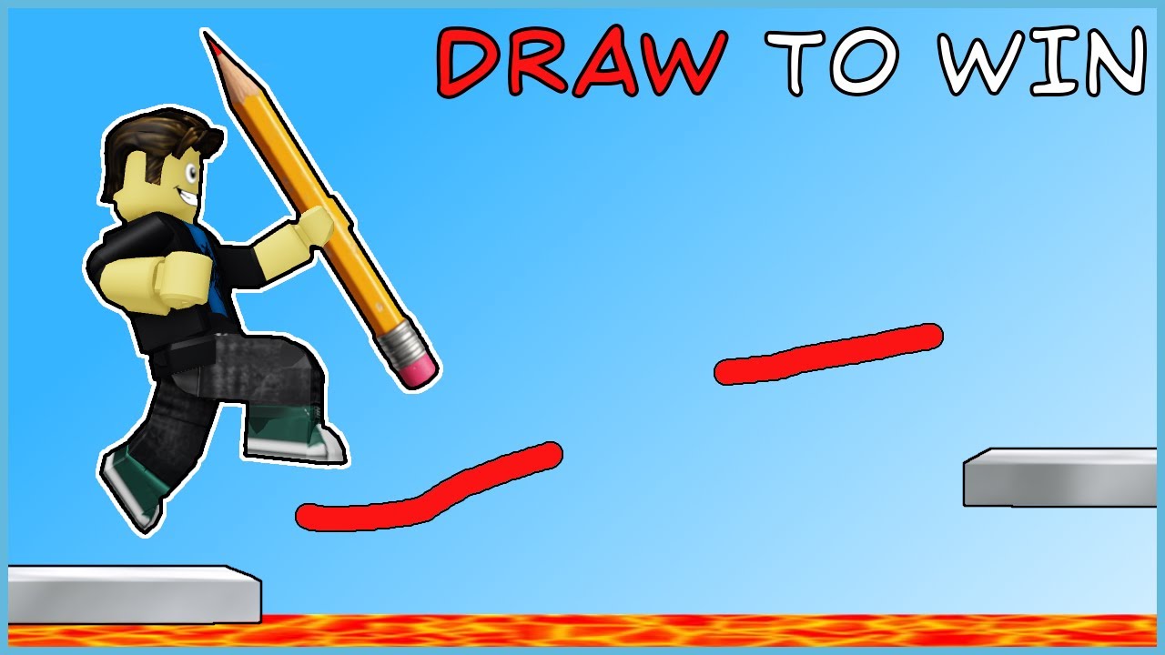 i used my DRAWINGS to BEAT this creative Roblox Obby - YouTube