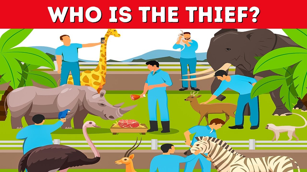 WHO DID IT? 12 POPULAR RIDDLES ON CRIME AND ESCAPE - YouTube