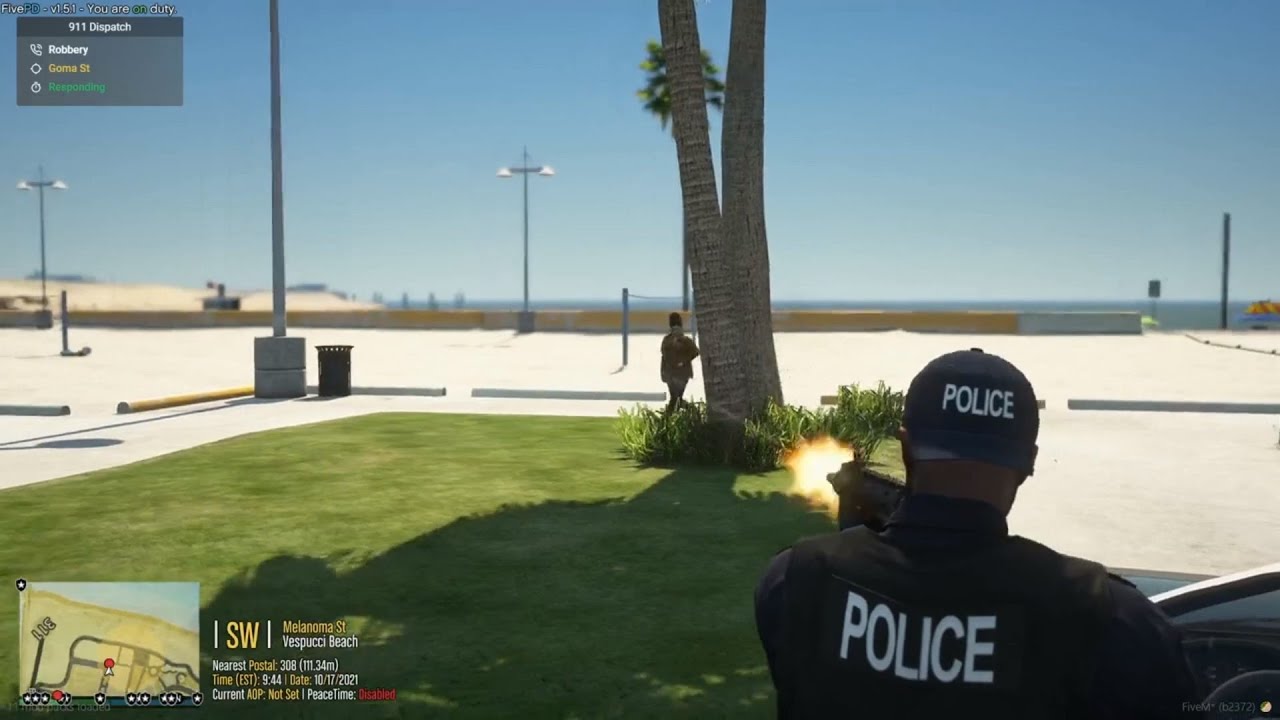 Beach Shootout | GTA 5 RP | Police RP | CoopRP - YouTube