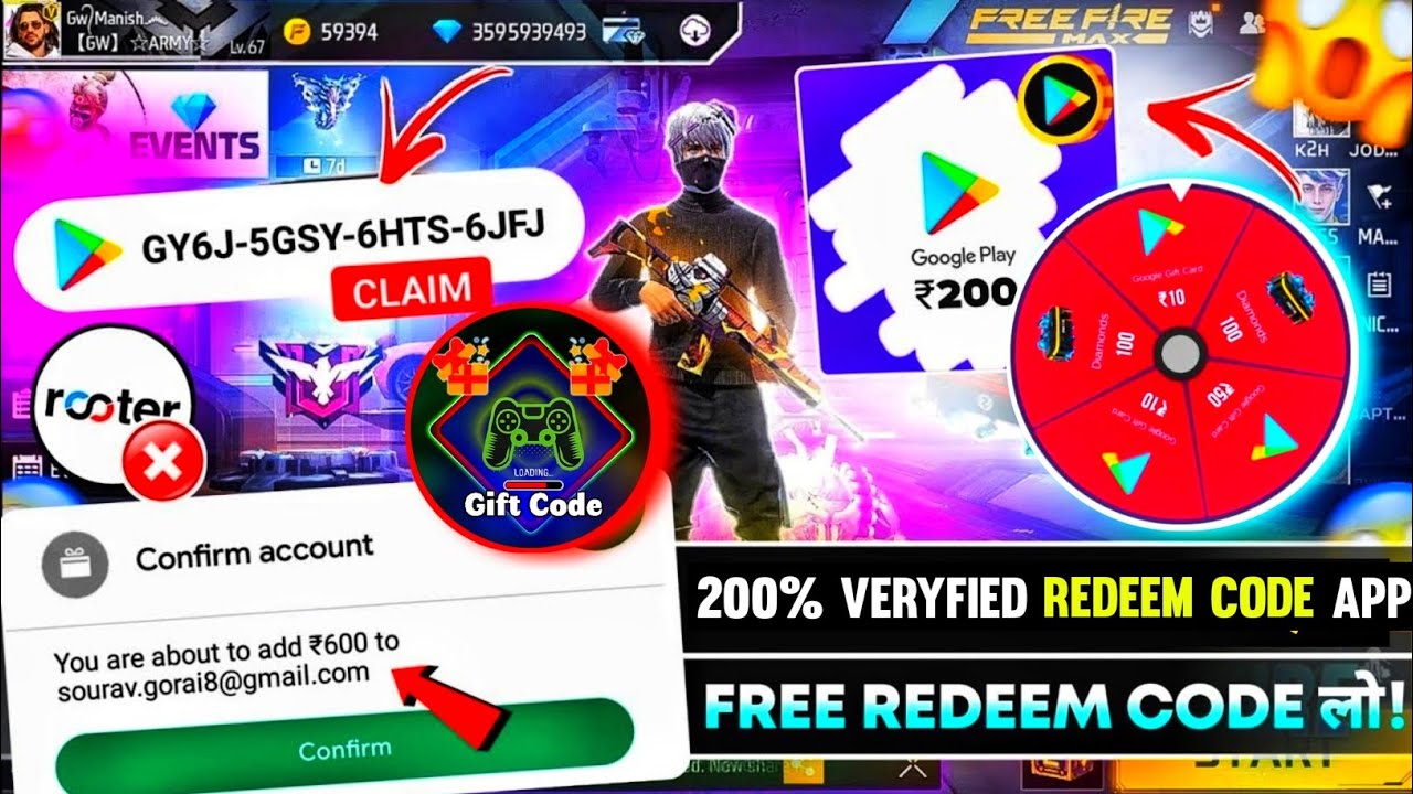 Free ₹800 Redeem Code | Free Redeem Code | Google Play Redeem Code ...