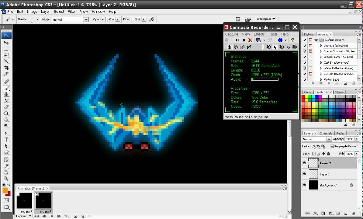 How to animate for video games using photoshop part 1 - YouTube