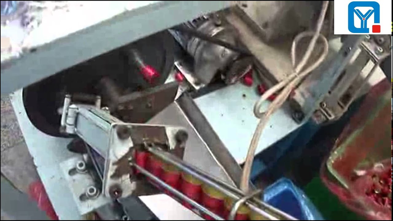 Automatic Bottle Cap Lining Machine Cap assembly machinery - YouTube