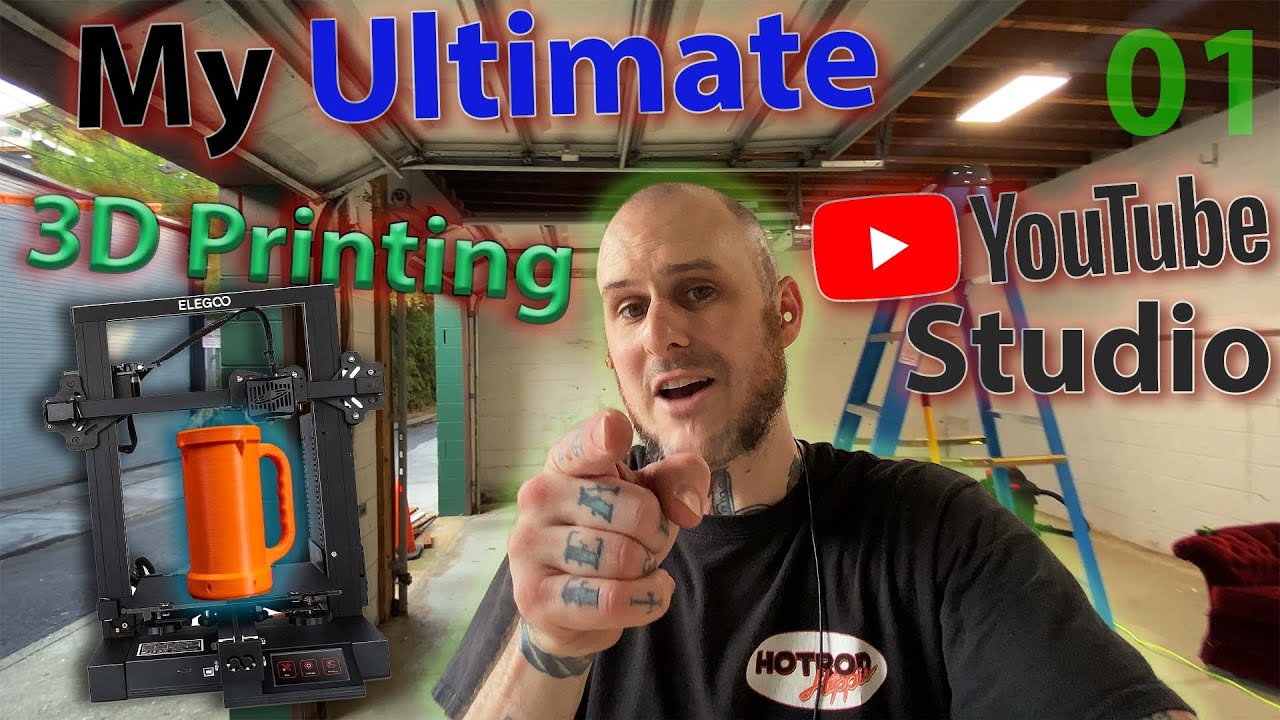 Ultimate 3D Printing YouTube Studio Build BEGINS! - YouTube