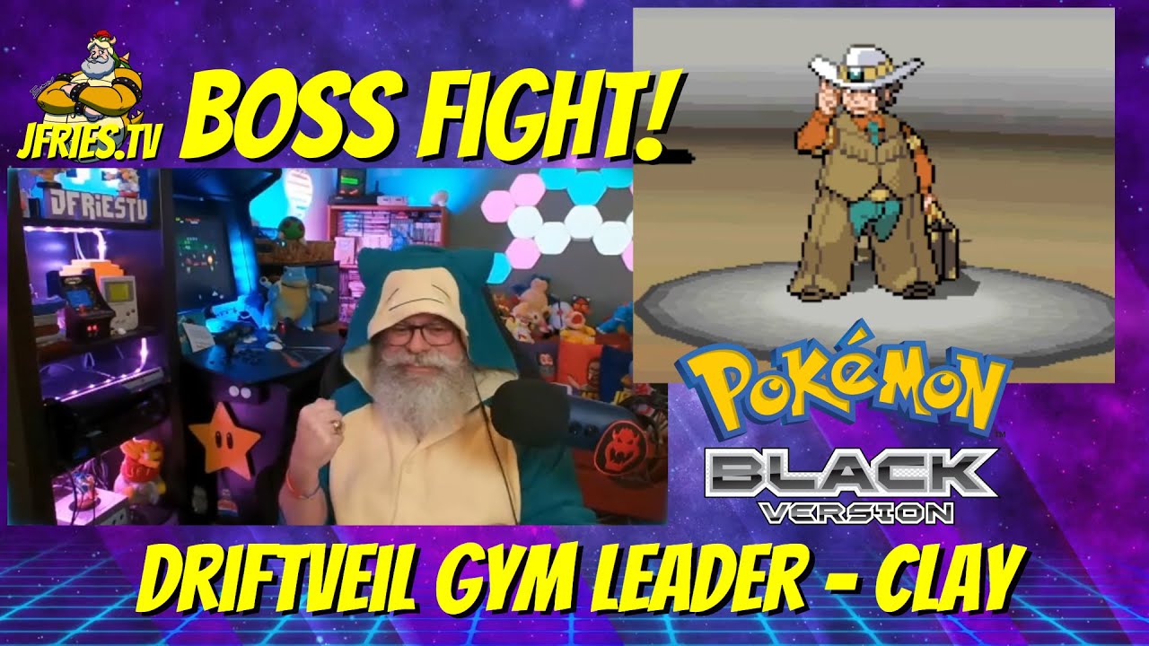 Highlight: Pokémon Black - Driftveil Gym Leader - Clay - YouTube