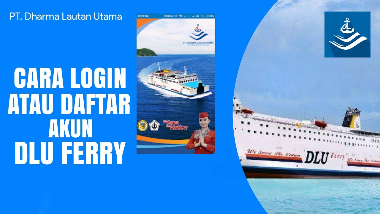 CARA LOGIN DAN DAFTAR DI APLIKASI DLU Ferry - YouTube