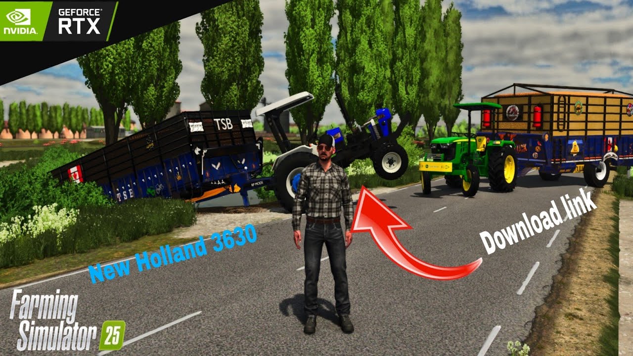 New Holland 3630, fs25 indian tractor mod, Download Link | Corn ...
