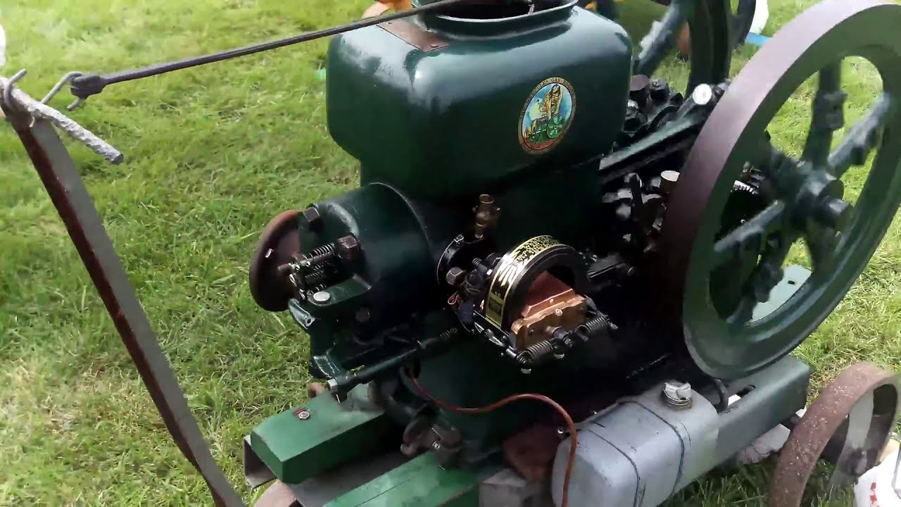 What is a Hit & Miss Engine? Witte Engine Works with Goulds 35310 Water ...