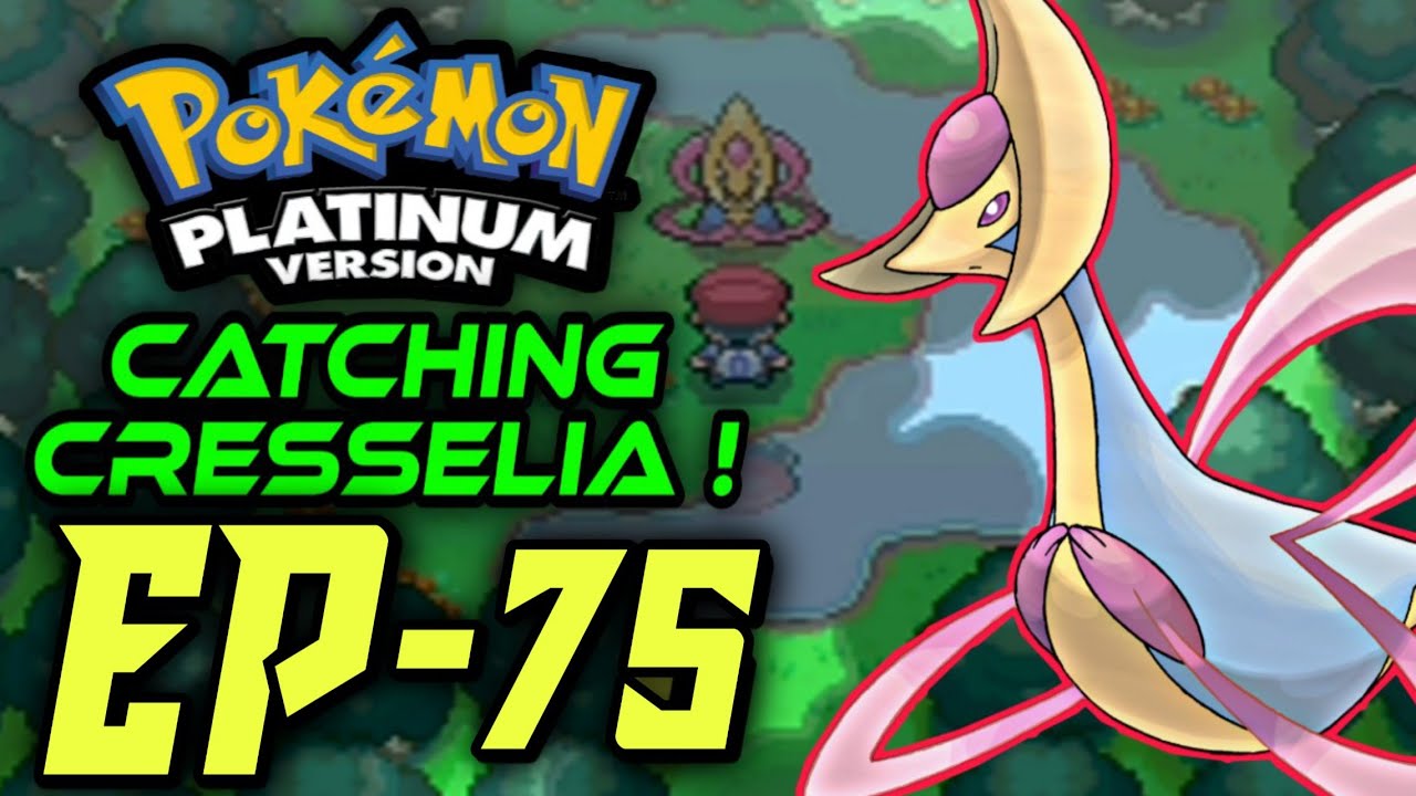 Catching Legendary Pokemon Cresselia🔥 Pokemon Platinum Ep75 Gameplay In Hindi Youtube
