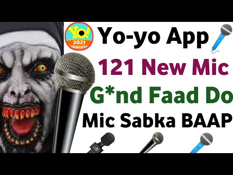 Yo-yo App 121 Mic Power full Sound Yo-yo 121 Best mic Yo-yo app kon sa mic use kare 121 ke liye!! 🥳