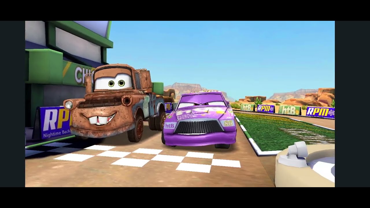 Cars Fast As Lightning | Chick Hicks | Gameplay Part 1 - YouTube
