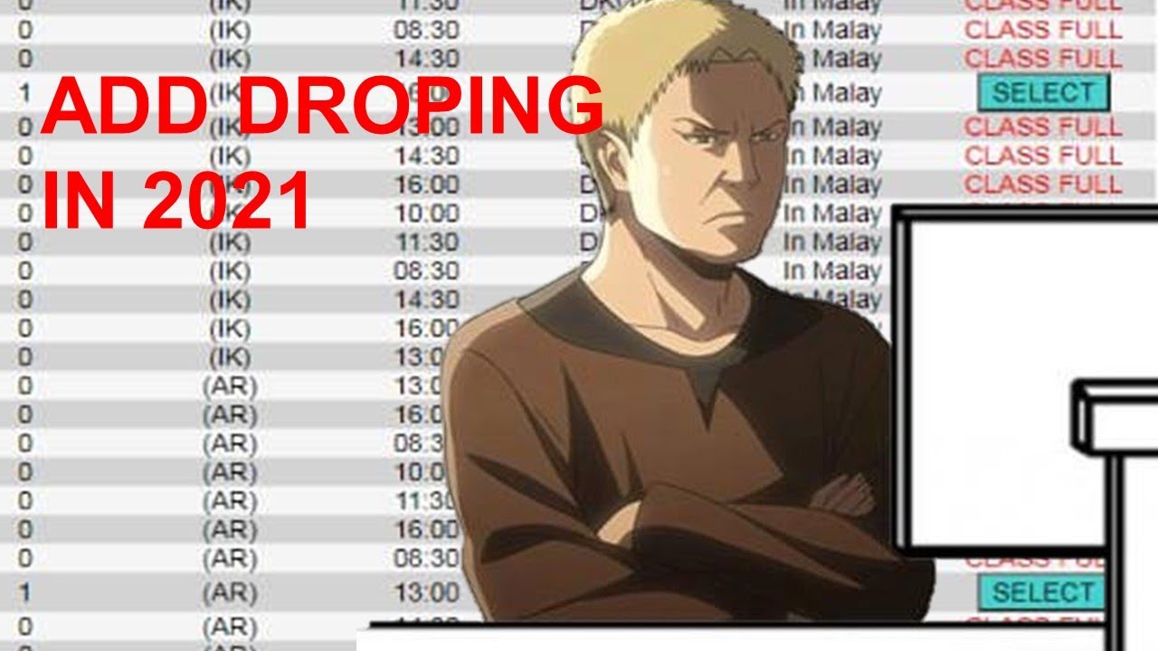 course add drop 2021 - YouTube
