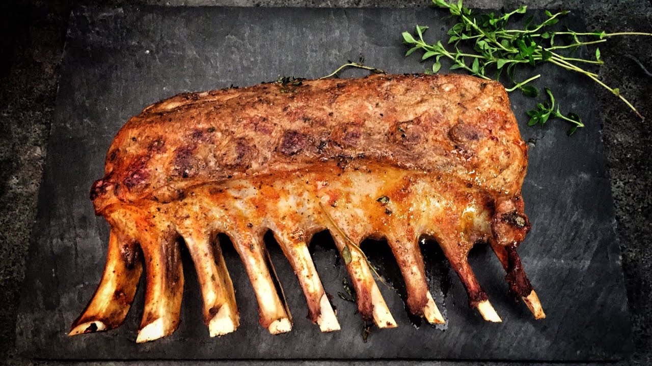 Gordon Ramsay demonstrates how to french trim a rack of lamb - YouTube