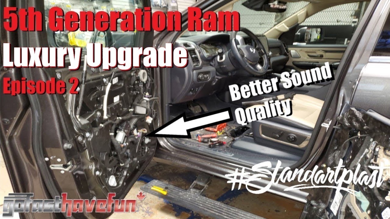 5th Gen 2019+ Ram Acoustic Material Upgrade Episode 2 (Standartplast ...