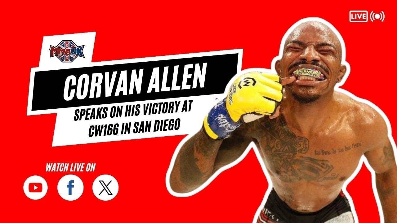 Corvan Allen | Millennia MMA | Cage Warriors 166 | MMA UK - YouTube