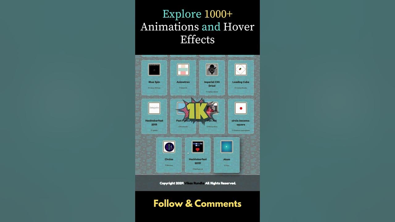 1000 Animation And Hover Effect 🖥️🖱️⌨️💻👨‍💻animation Css Csstricks Html Coding Hover Youtube