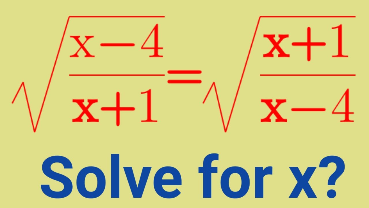 Find The Value Of X In The Radical Equation Find X From Algebraic find-the-value-of-x-in-the-radical-equation-find-x-from-algebraic