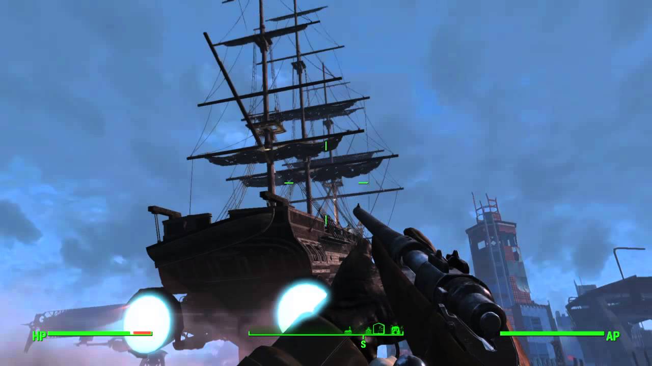 Fallout 4 pirate robots final part - YouTube