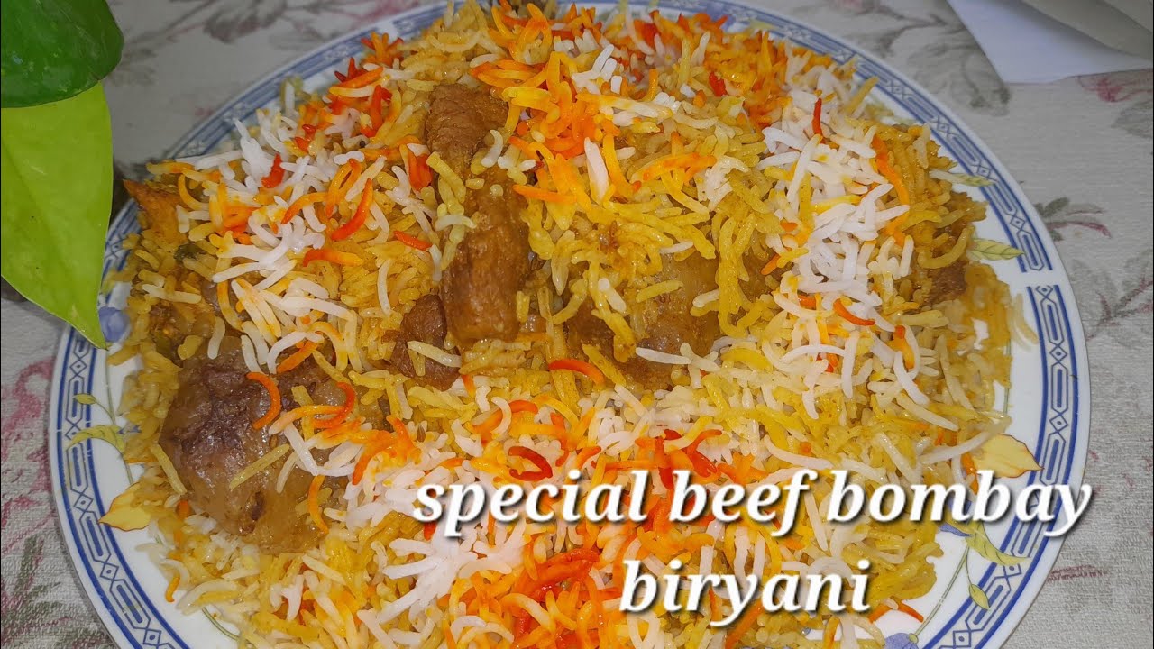 bombay beef biryani | special biryani recipe | beef biryani | with ...