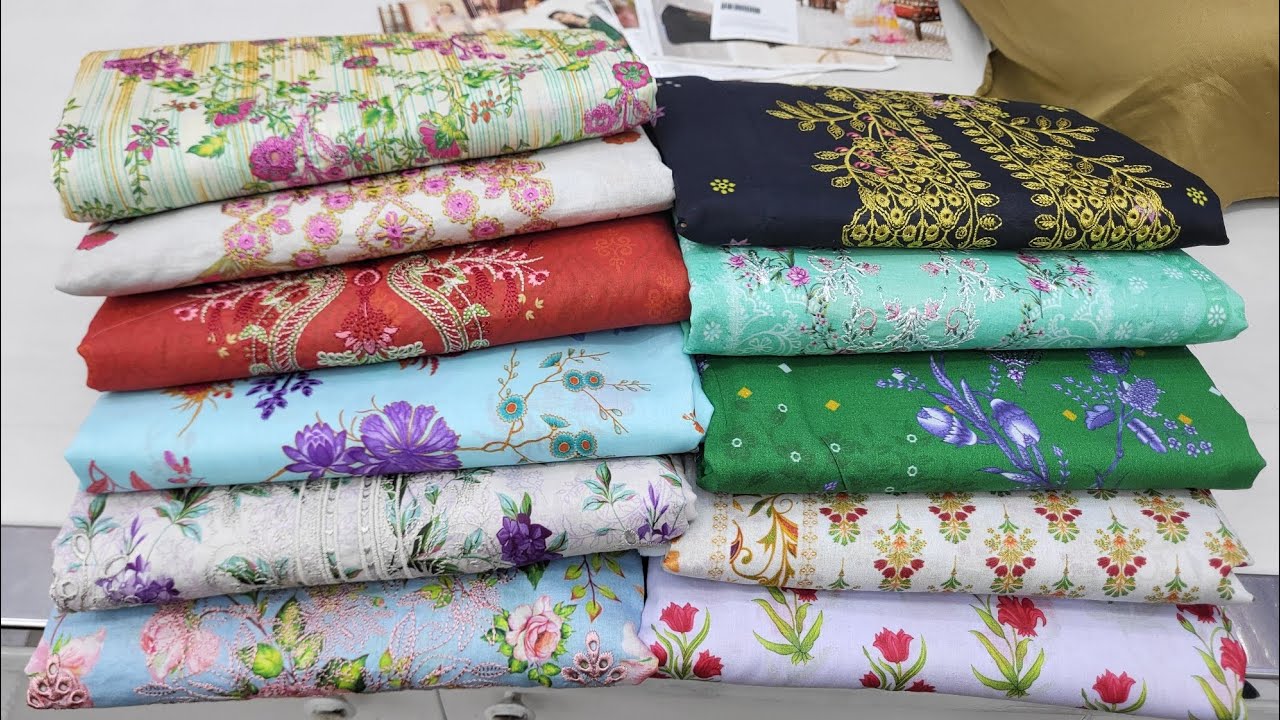 Guljee Cotton Pakistani Dresses | Lawn Embroidered Pakistani Dress ...