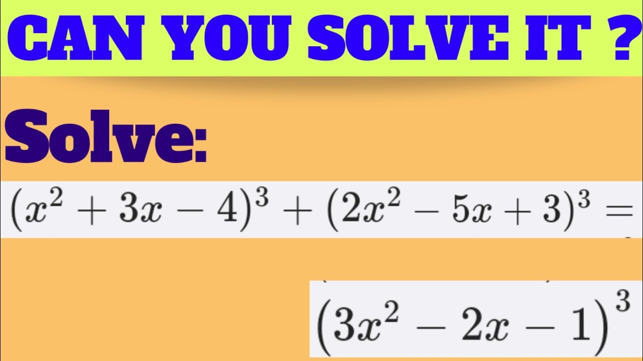 Learn How To Solve In Easyway!Math Olympiad Questions! - YouTube