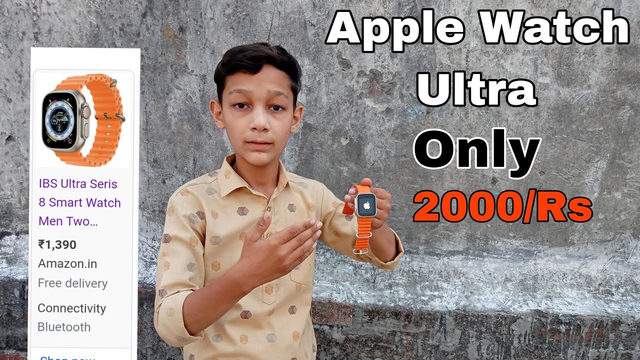 Apple Watch Ultra Only 2000/Rs Unboxing and review | - YouTube