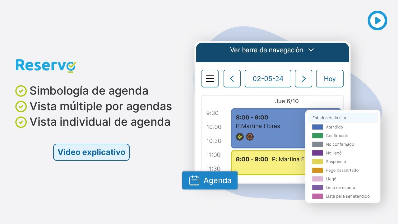 Aprende a utilizar tu agenda Reservo en pasos básicos. - YouTube