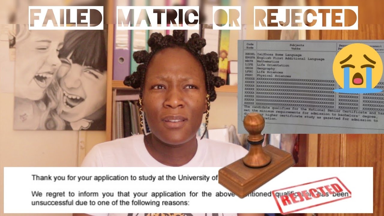 How to Handle a FAILED MATRIC OR UNIVERSITY REJECTION WAY FORWARD - YouTube
