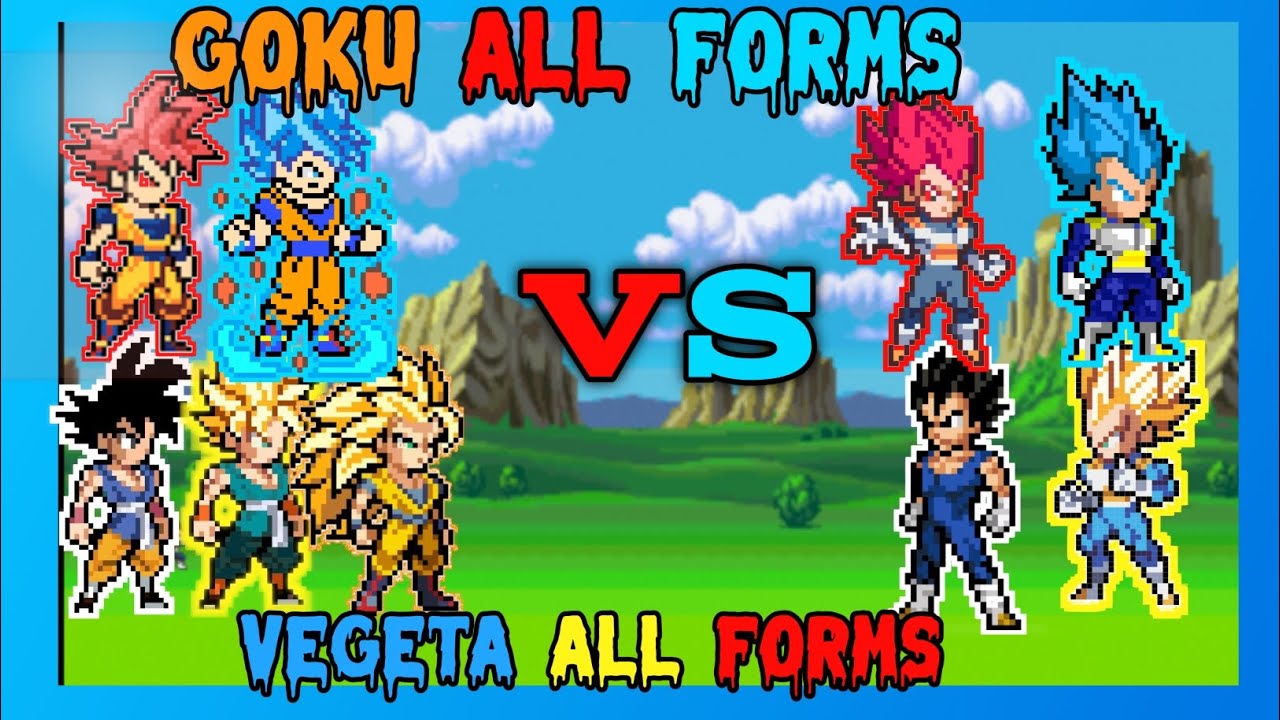 super op battle are here goku and Vegeta all form battle dragon ball z ...