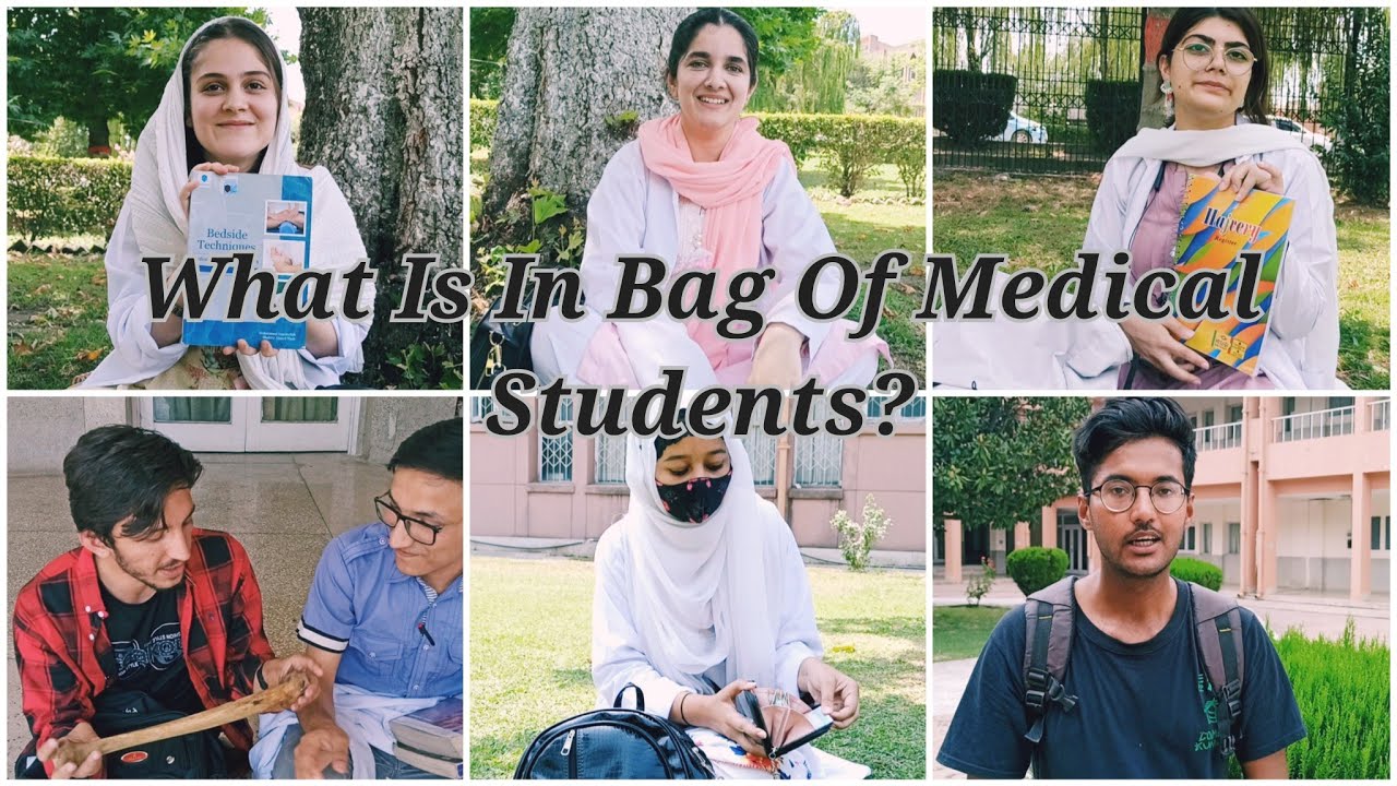 What Is In Bags Of Medical Students?? Part 1 ft.AMC - YouTube