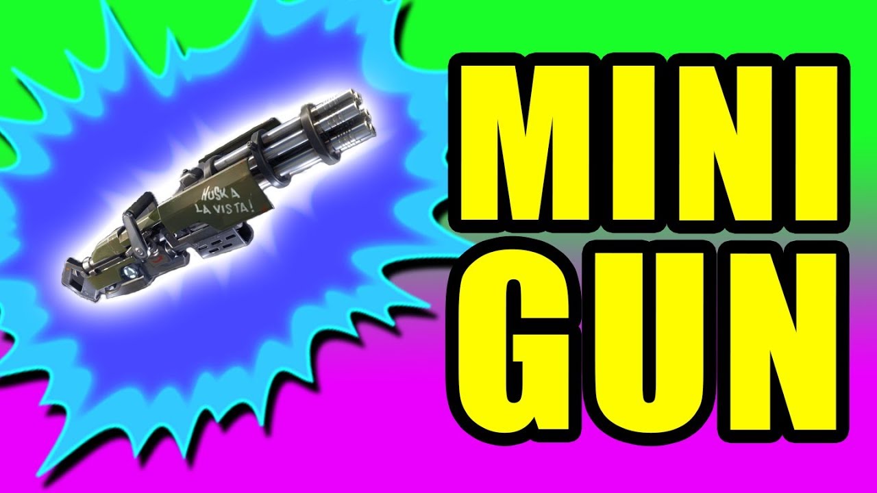 NEW Minigun Update! ⚠️ Fortnite Battle Royale PC Minigun Gameplay - YouTube