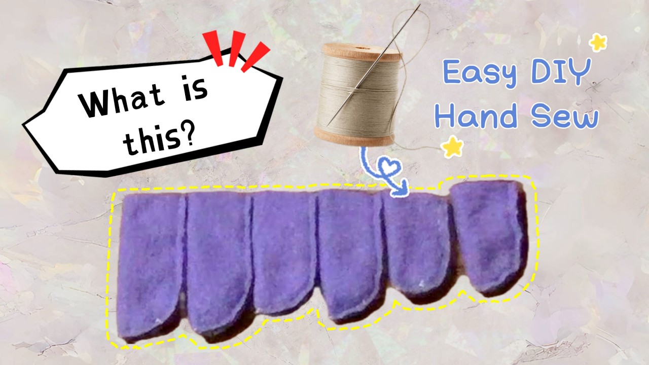 How to sew finger gloves | Hand sewing for beginners | Easy DIY project ...