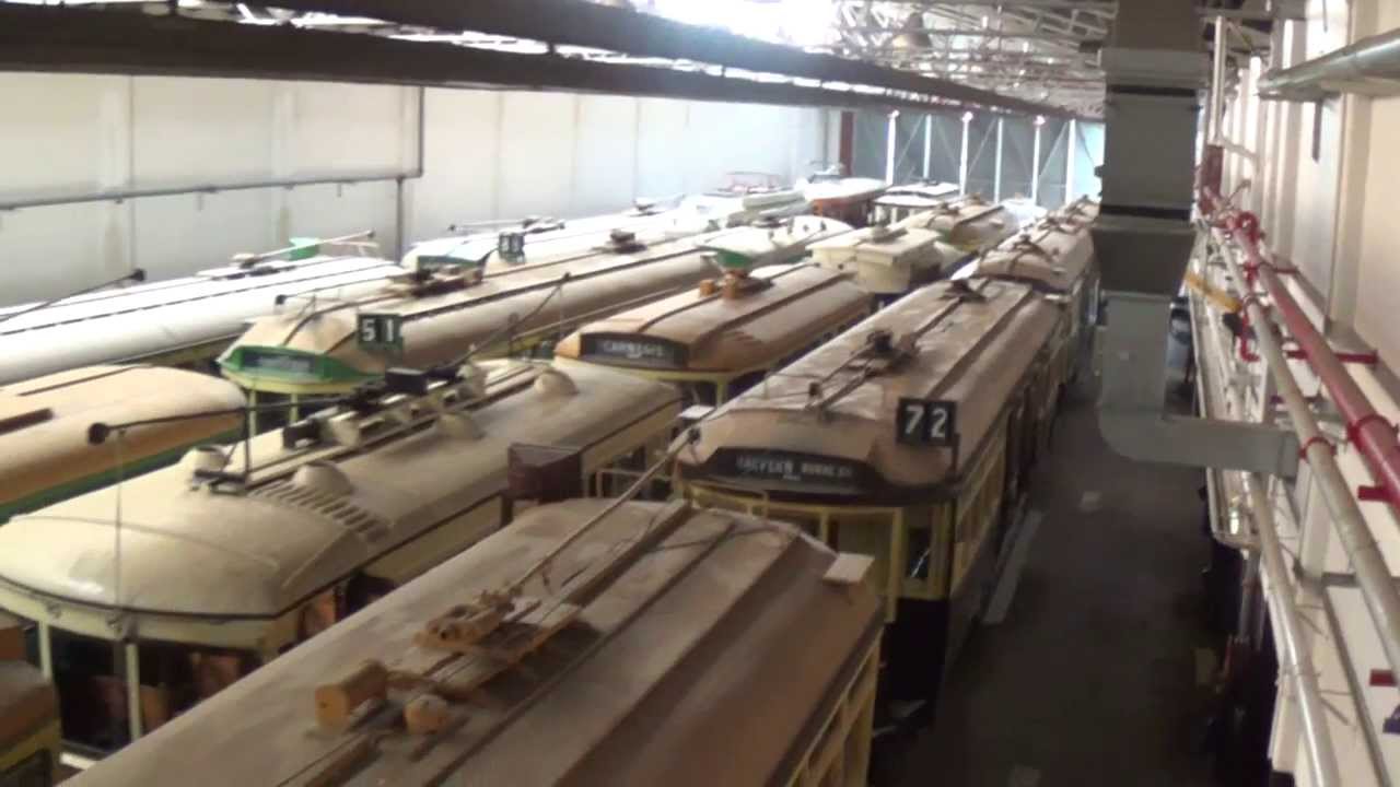 An afternoon at the old Hawthorn tram depot. Australian trams. Thursday ...