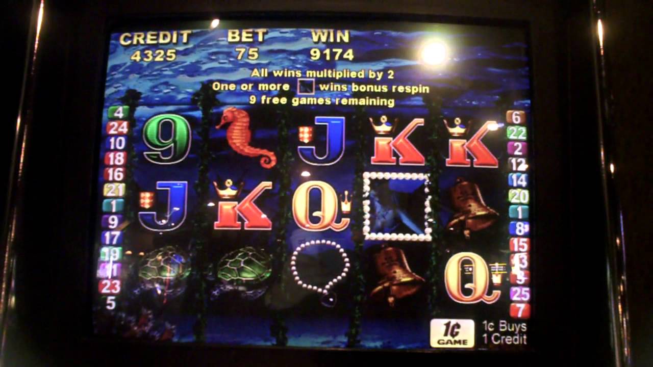Magic Mermaid Slot Machine Bonus - YouTube