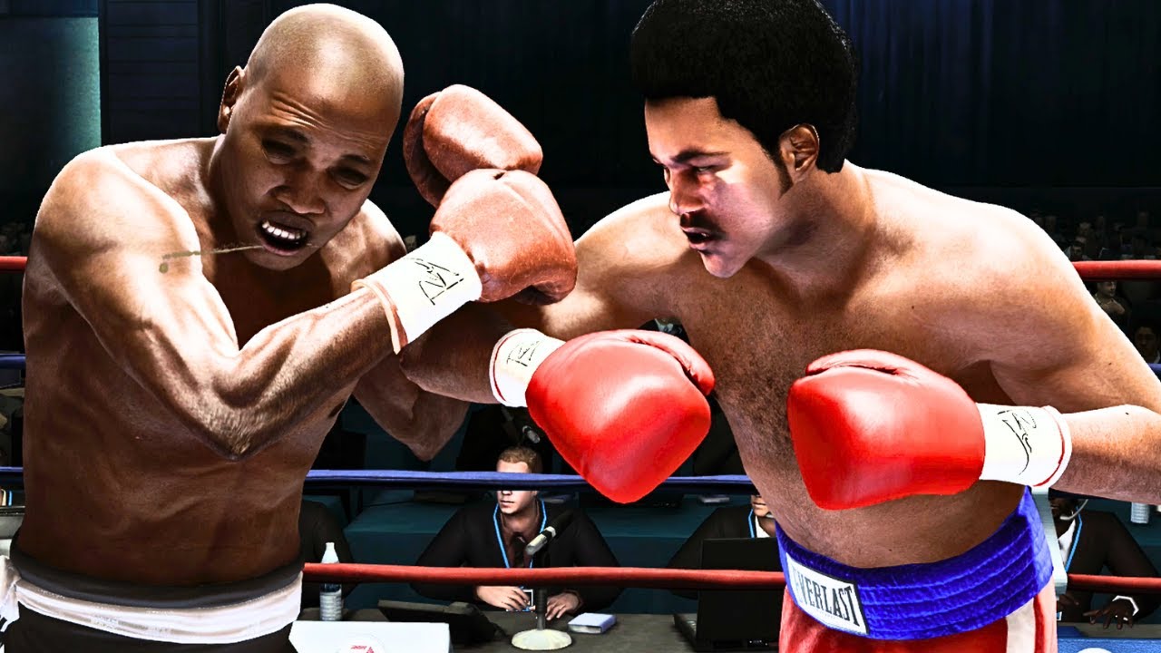 George Foreman vs Jack Johnson FULL FIGHT | Fight Night Champion AI ...