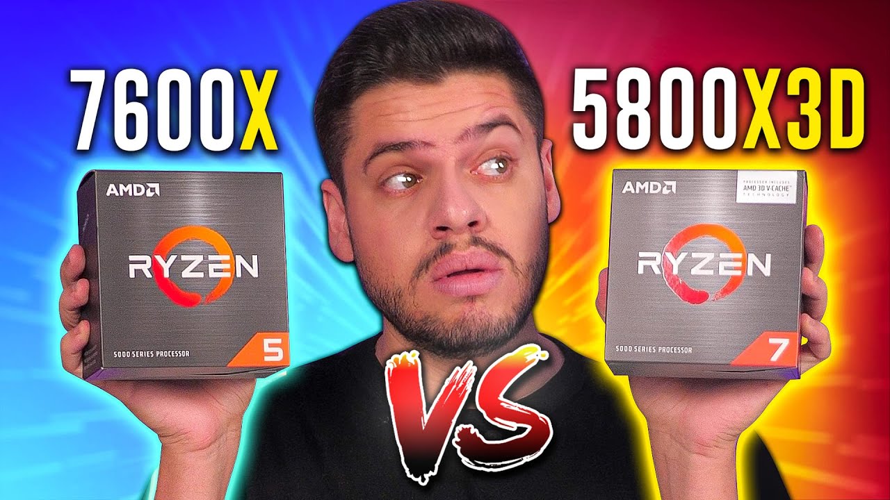 R7 5800X3D vs R5 7600X: Qual é o melhor? Testes LADO A LADO em GAMES ...