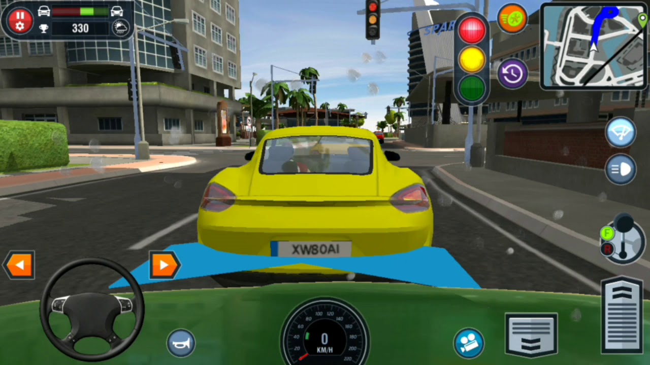 Car Driving School Simulator Lessons Part 18 Miami basic pack - YouTube