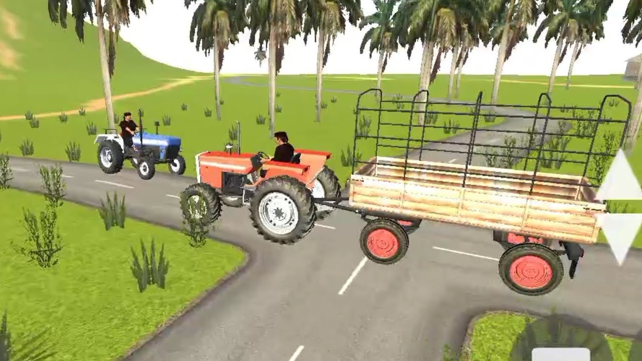 Indian tractor gameplay simulator. - YouTube