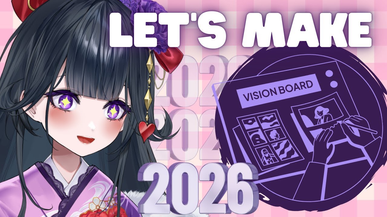 [ VISION BOARD ] Handcam stream ~ || WACONNE EN/IN VTUBER || MITSUKI ...