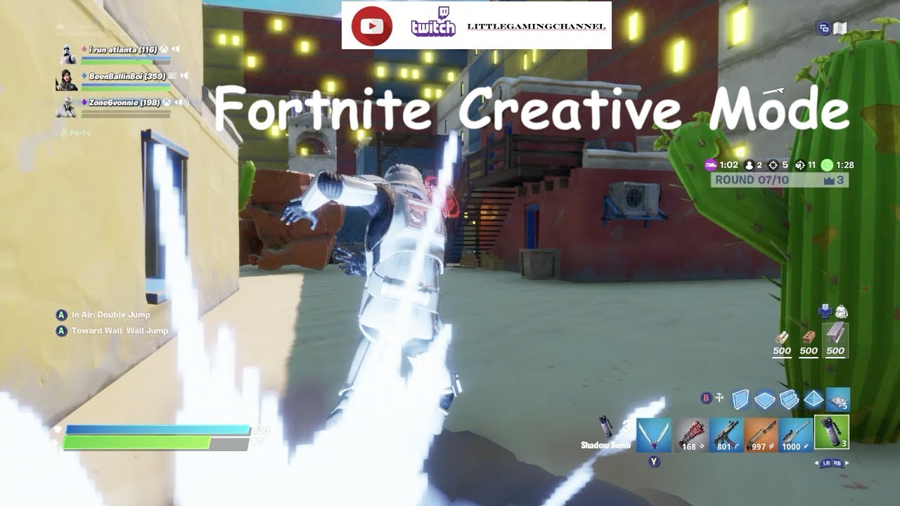 Fortnite Creative Mode gameplay - YouTube