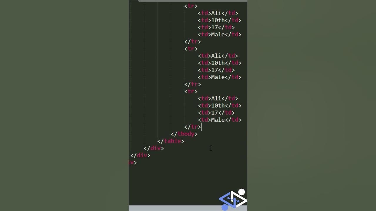 Table Design Using Bootstrap 5 Classes Codefordesign Bootstrap5 Table Youtube