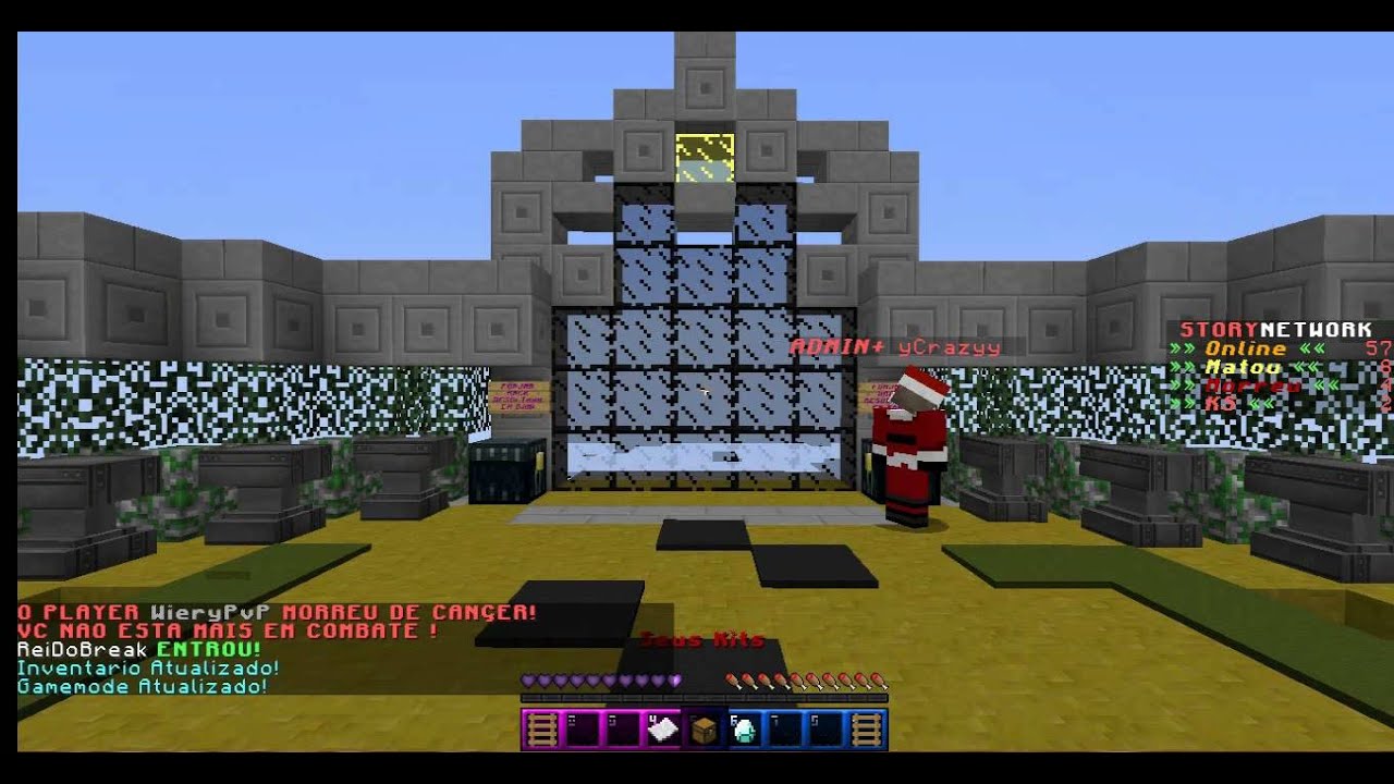 minecraft server kit pvp 1.7.2 pirata/original - YouTube