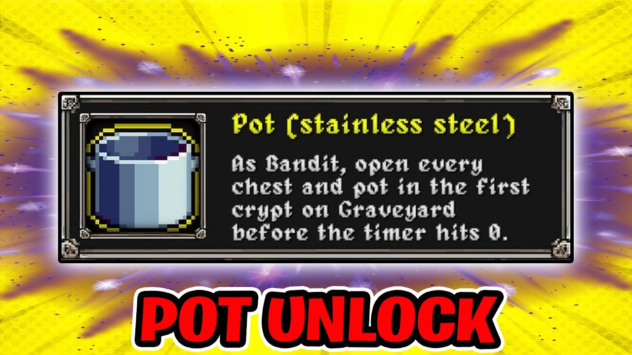 Megabonk Pot Unlock (All Chest & Pot with Bandit before 0) - YouTube