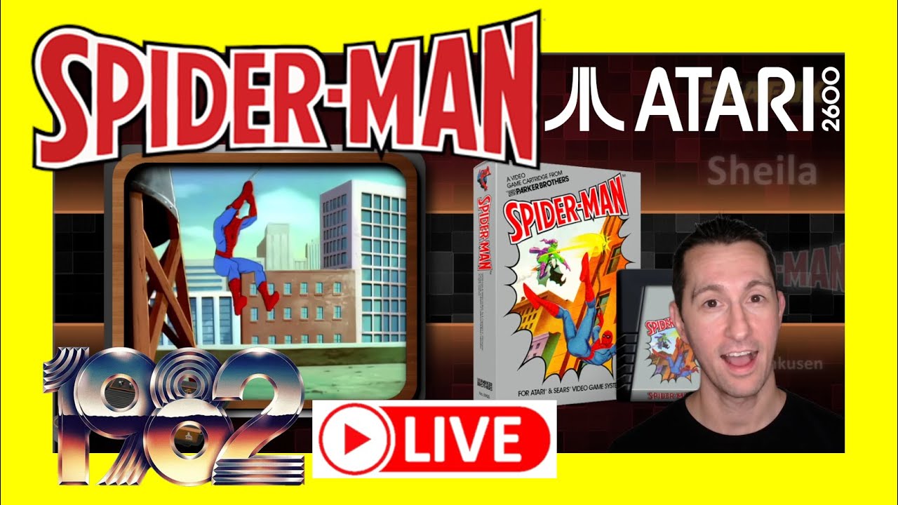 Spider-Man (Atari 2600) - Chronologically Gaming is LIVE! #atari # ...